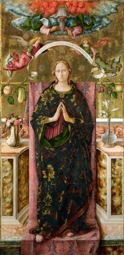 La Inmaculada Concepción Carlo Crivelli ️ Análisis Del Cuadro