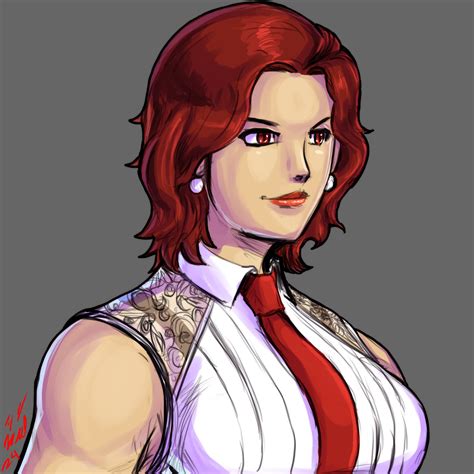 Vanessa Kof The King Of Fighters 1girl Breasts Earrings Female