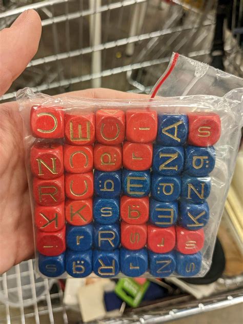 What Are These Boggle Like Dice Found At A Goodwill R Whatisthisthing