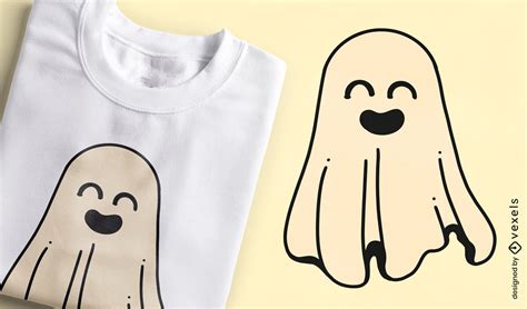 Descarga Vector De Lindo Diseño De Camiseta De Personaje Fantasma