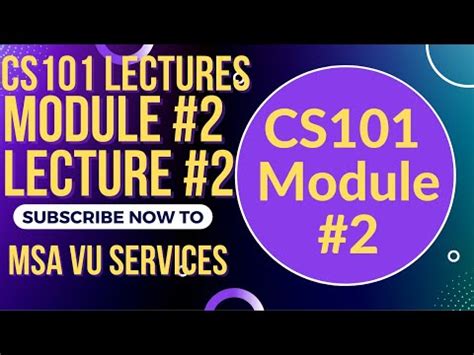 Cs Module Cs Lecture Cs Short Lecture Cs Lecture