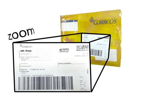 Normalización Para construir Casa carta certificada de correos