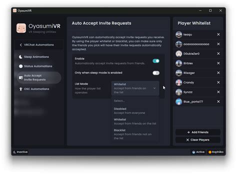 GitHub Raphiiko OyasumiVR VR Sleeping Utilities