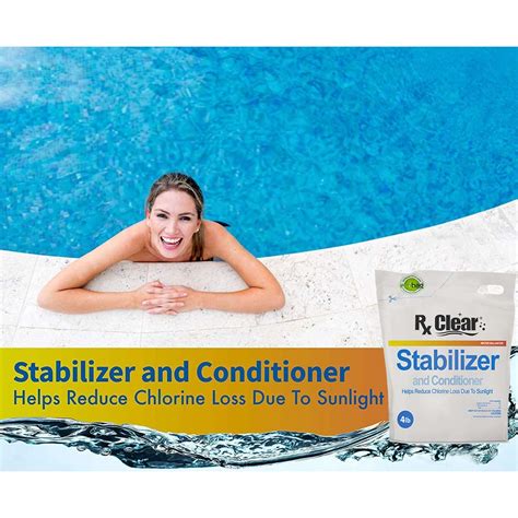 Rx Clear® Pool Conditioner And Stabilizer 4 Lbs