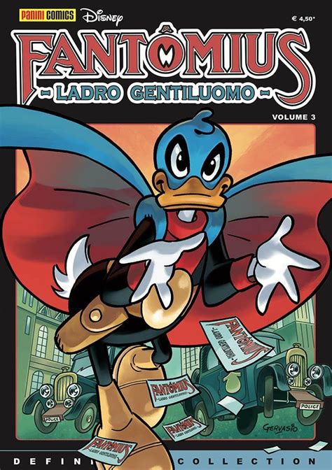 Marco Gervasio Fantomius Copertina Fantômius Ladro Gentiluomo Volume 3 Couverture Originale