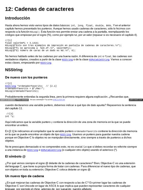 Nslog Pdf Puntero Programación De Computadora C Objetivo