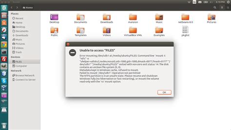 mount unable to access my desktop computer hard disk ask ubuntu