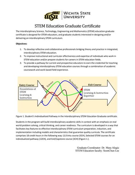 Stem Education Certificate Flyer Pdf