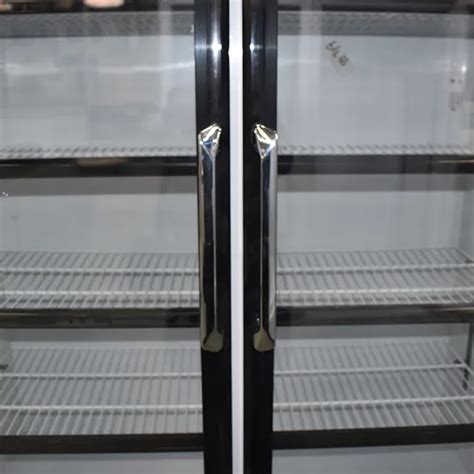 Hot Sale Supermarket Vertical Frozen Food Double Glass Door Dixell