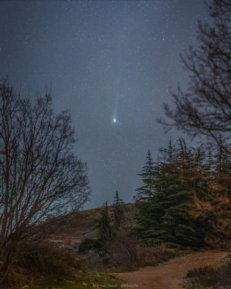 Comet Ztf C2022 E3 Arez Rlebanon
