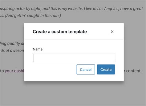 Refine Template Flows In The Post Editor · Issue 31591 · Wordpressgutenberg · Github