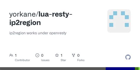 github yorkane lua resty ip2region ip2region works under openresty