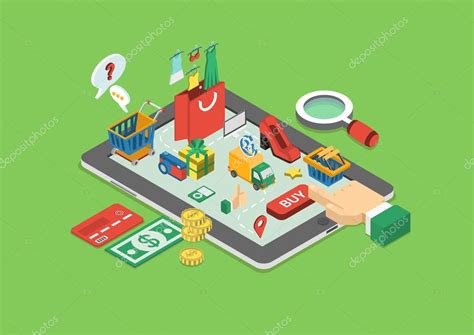Web Isometric E Commerce Stock Vector Image By ©sentavio 83135006