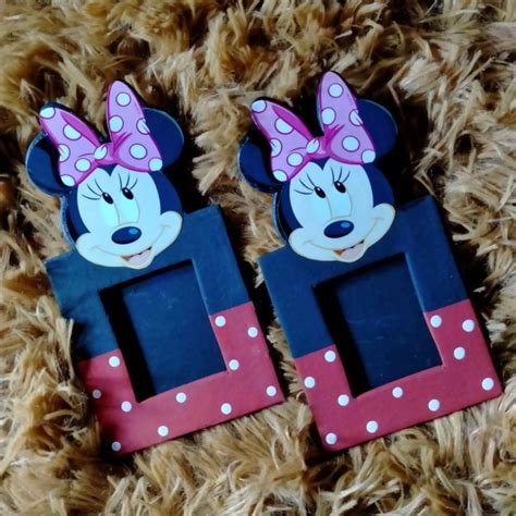 10 Pcs Minnie Mouse Magnetic Frame Shopee Malaysia
