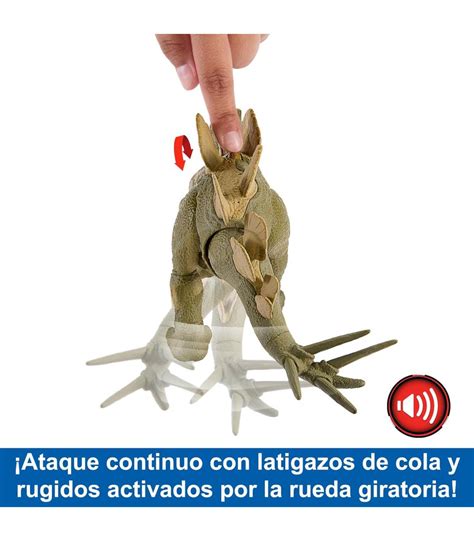 Jurassic World Wild Roar Hesperosaurus De Mattel Juguetes Panre