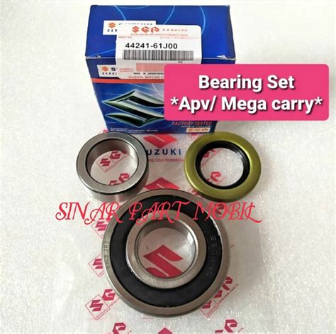 BEARING RODA BELAKANG SET LAHER RODA REAR SUZUKI APV APV ARENA ASLI