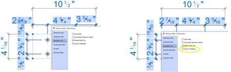 solved dimension conflict when not using stacked dimensions autodesk