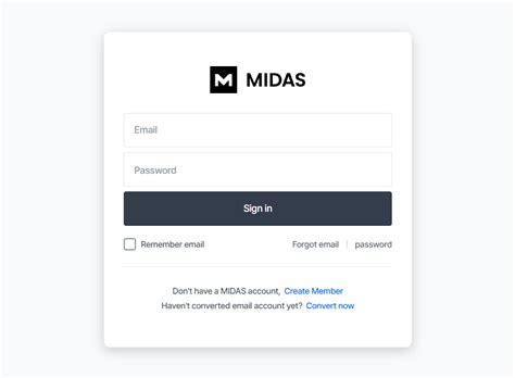 Midas Members Site Usage Guide Midas Support