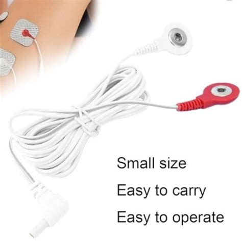 Jual Kabel Konektor Bantalan Pad Elektroda Alat Pijat Tubuh Arah Kepala Colokan Tipe Kabel