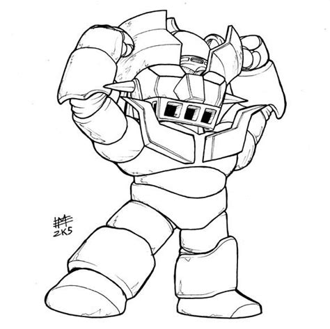 Las Mejores 141 Dibujos Para Colorear De Mazinger Z Para Imprimir