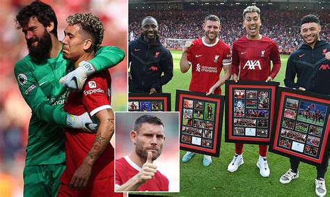 Liverpool Star Roberto Firmino In Tears As Exiting Players Are Given A
