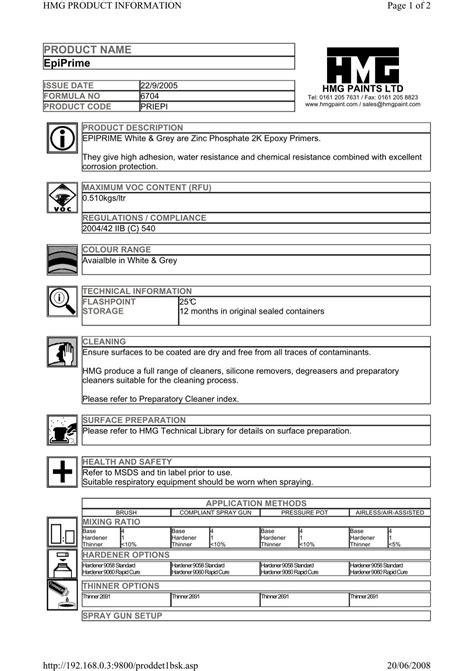 Technical Data Sheet