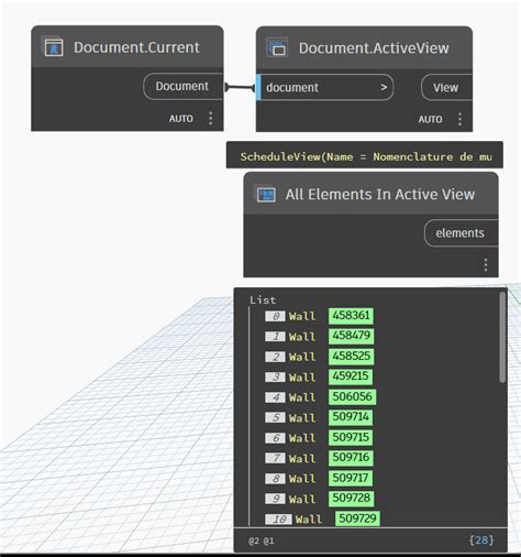 Get All Elements Listed In A Schedule Revit Dynamo