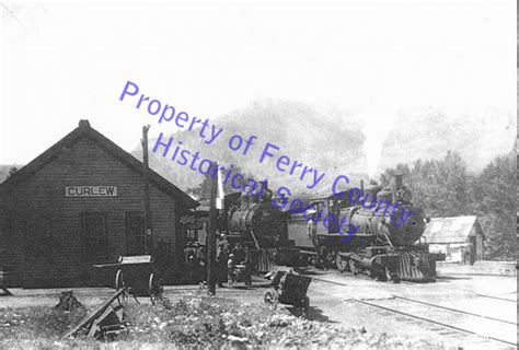 Two Great Northern Railway Trains Ferry County Historical Society