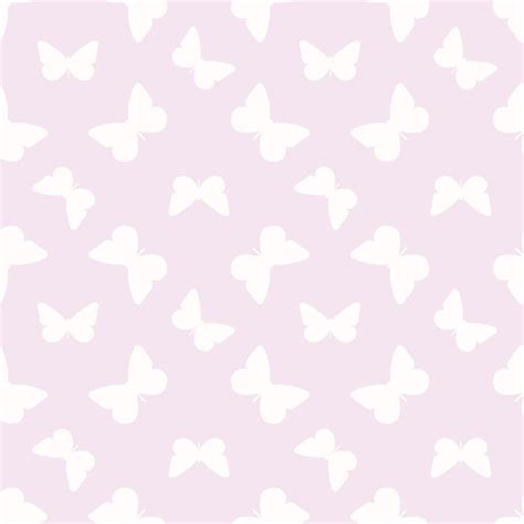 Vector Butterfly Cute Seamless Purple Pattern Design Background