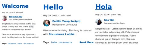 How Do I Customize Blog Styles？ · Issue 2353 · Facebook Docusaurus · Github