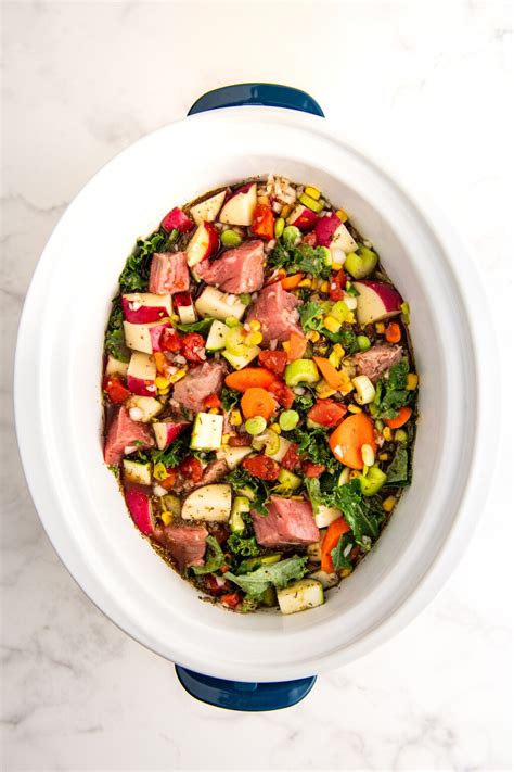 Crockpot Vegetable Beef Soup Recipe Easy Dinner Ideas