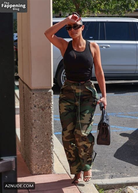 Kim Kardashian Flaunts Her Sexy Pokies At Mamba Academy In Thousand Oaks Aznude