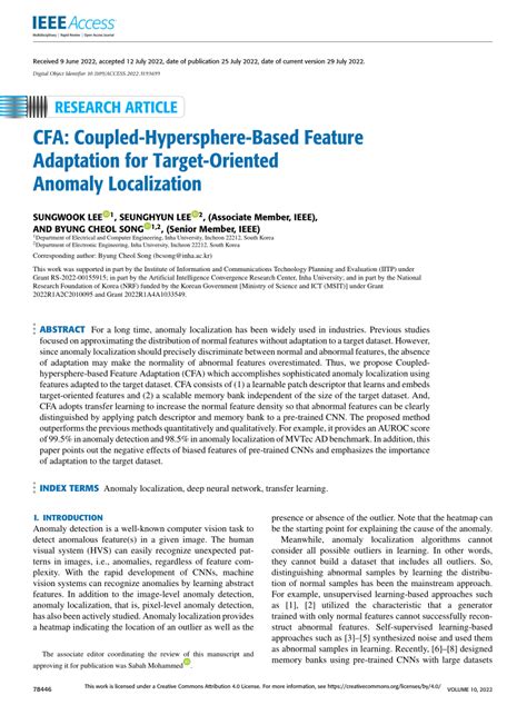 pdf cfa coupled hypersphere based feature adaptation for target