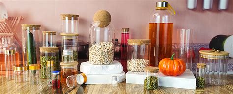 Mini Cute Small Clear Glass Vials Large Test Tube 30mm Bottle Diameter With Screw Cap