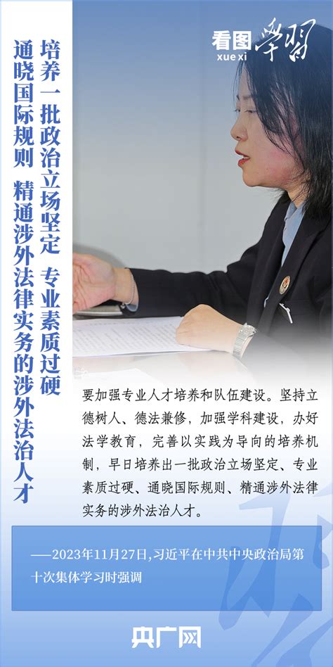 看图学习 加强涉外法治工作 既是长远之需也是当务之急央广网