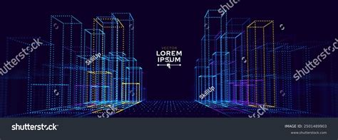 Invest Future Smart Digital City Concept Stock Vector Royalty Free