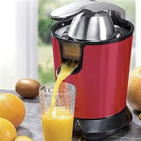 Presse Agrume Electrique Avec Bras Articulé Modele Presspro Inox Rouge