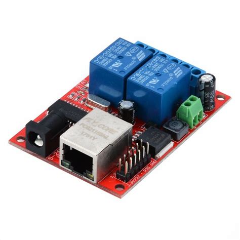 LAN Ethernet Way Relay Board Delay Switch TCP UDP Controller Module WEB Server