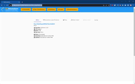 Run Tabs All Different Widths Issue Biosimulations