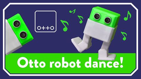 otto diy arduino robot can dance almost any electronic music youtube