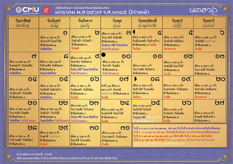 ปฏิทินล้านนา 2567 ฉบับมหาวิทยาลัยเชียงใหม่ ~ ลานนาโพสต์ ข่าวลำปาง เพื่อ
