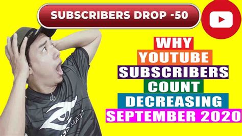 Why Youtube Subscribers Count Decreasing September 2020 Youtube