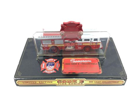 Lot Vintage Code 3 Fire Engine Die Cast Metal Model