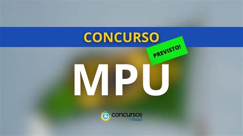 Concurso Mpu Edital Está Confirmado Para Primeiro Trimestre De 2025