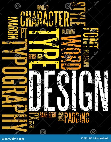 Grunge Typography Background Stock Vector Illustration Of Abstract