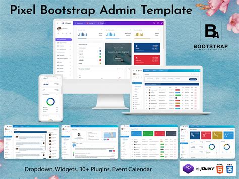 Pixel Premium Admin Templates With Dashboard Templates