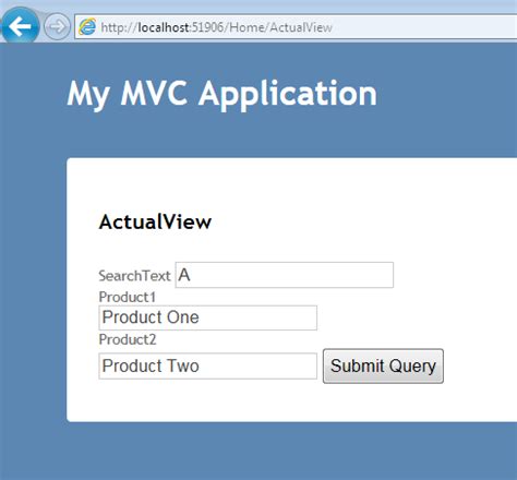 C How To Call Multiple Actions In View In ASP NET MVC Stack Overflow