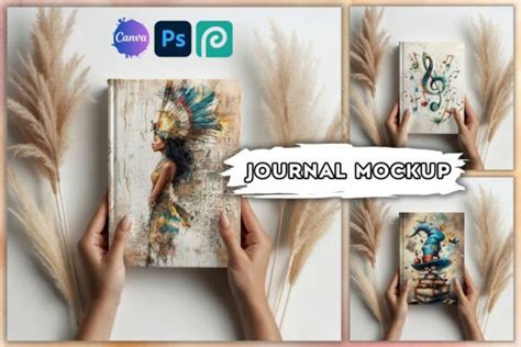 Hardcover Journal Template Canva Psd Graphic By Lostdelucky · Creative Fabrica