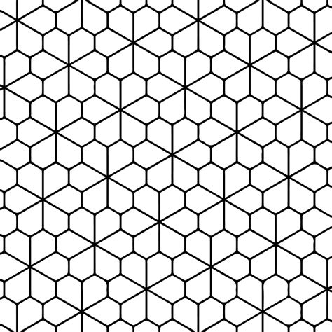 Tessellation With Floret Pentagonal Tiling Coloring Page Free Printable