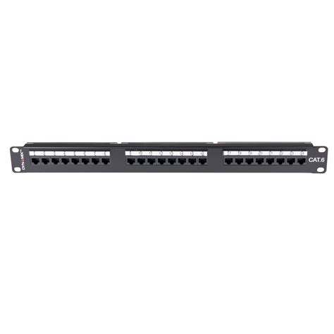 Dynamix 24 Port 19 Cat6 Utp Patch Panel With Plastic Labelling